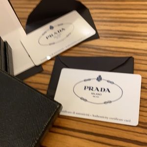 Prada | Other | Prada Box Cards Receipt Tissue | Poshmark